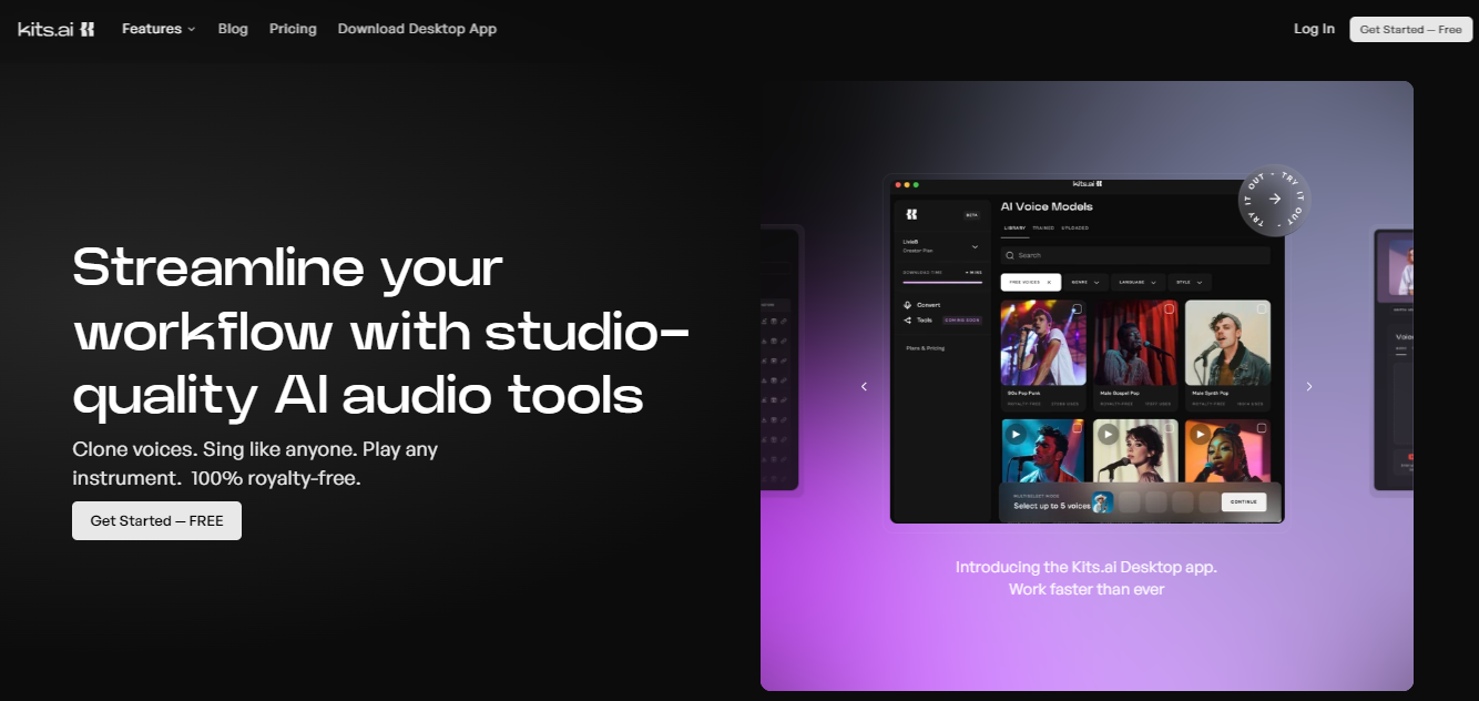 Tudo sobre a Kits.ai: como usar, cadastro, funcionalidades